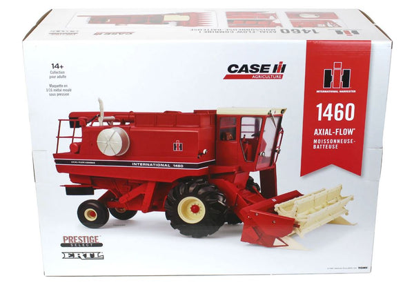 1/16 International 1460 Combine with Corn & Grain Heads, ERTL Case IH ...