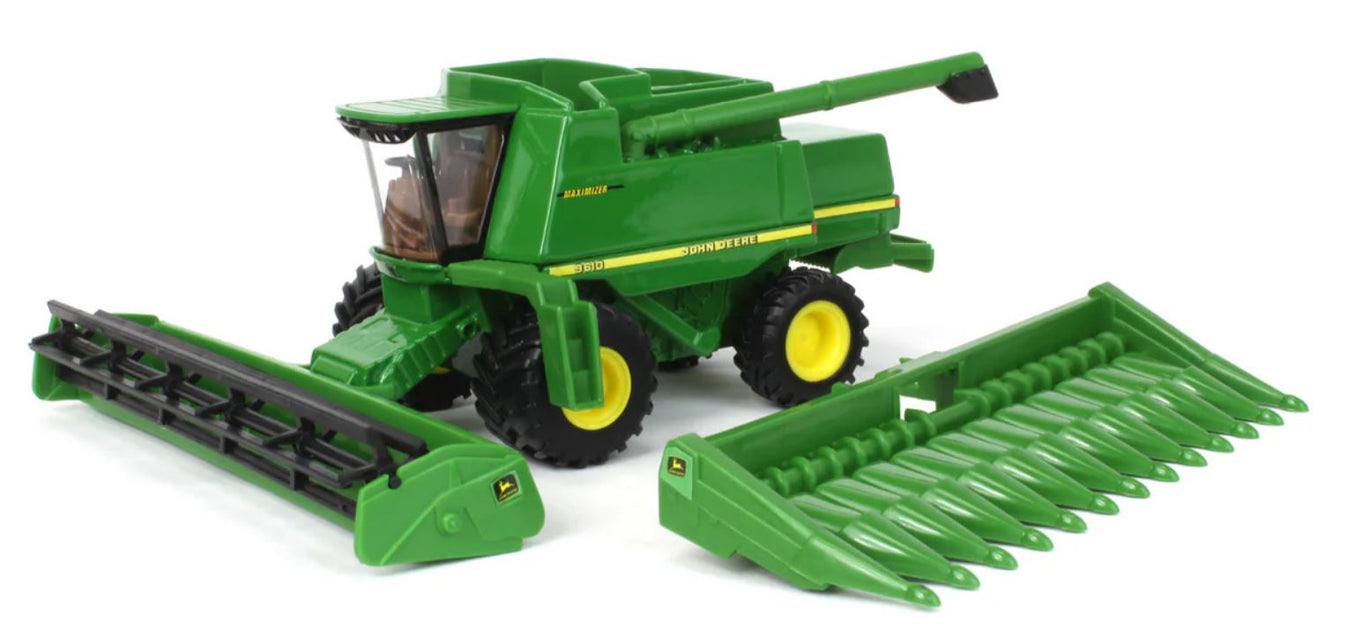 1/64 John Deere 9610 Maximizer Combine w/ Grain & Corn Heads ...