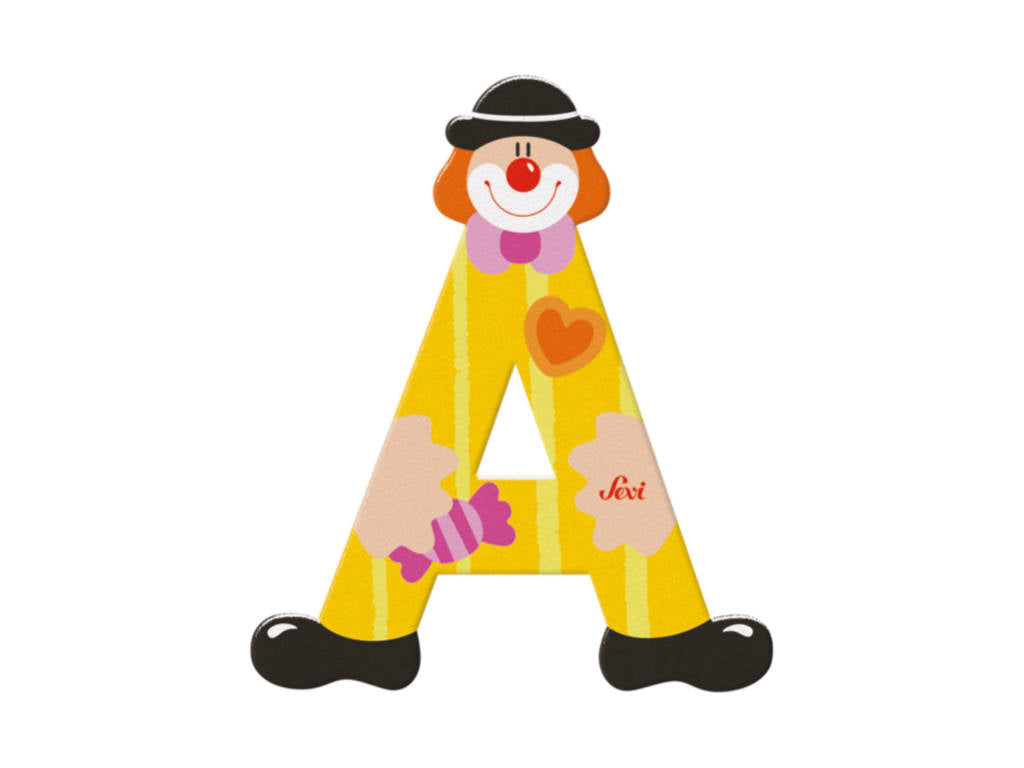Sevi Letter A Clown Alphabet 10cm – Howelling Toys & Collectables South ...